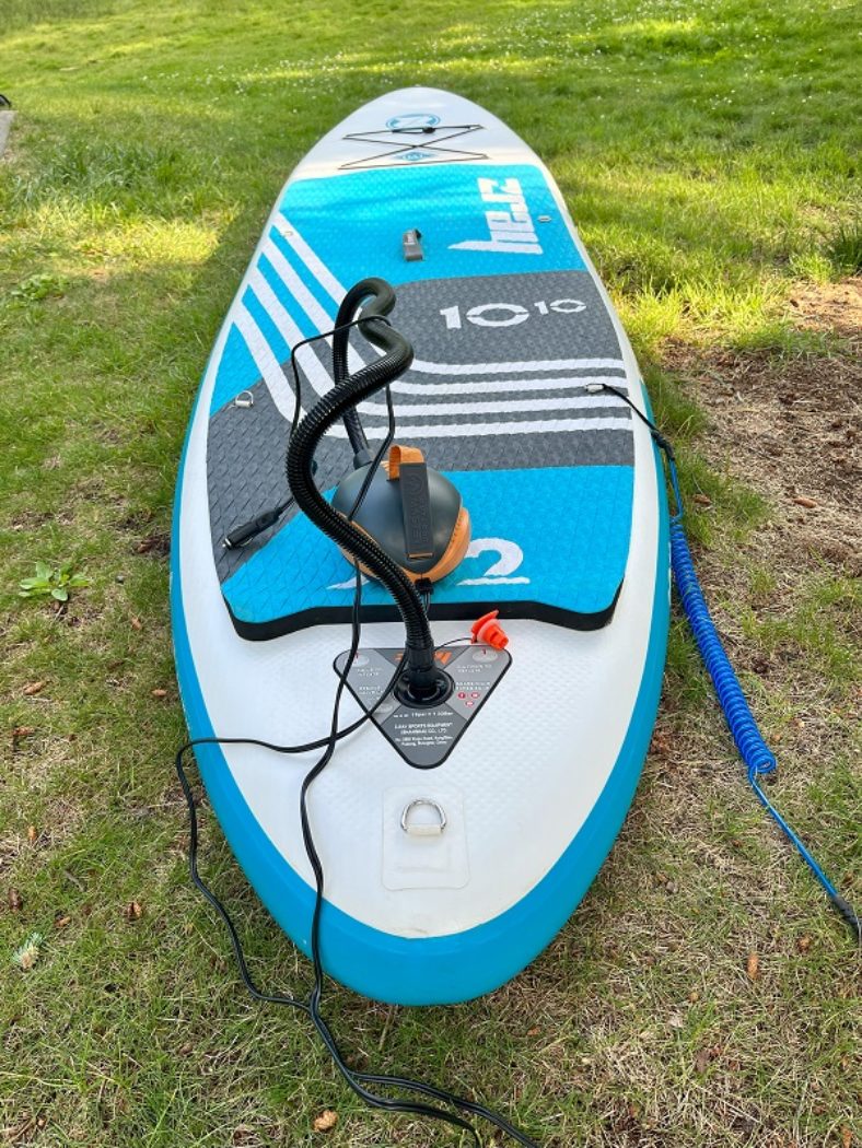 OutdoorMaster Dolphin SUP Pump Review - PaddlingSpace.com