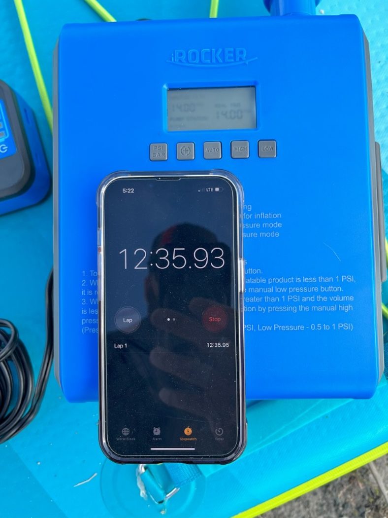 iRocker Electric Pump Review - PaddlingSpace.com